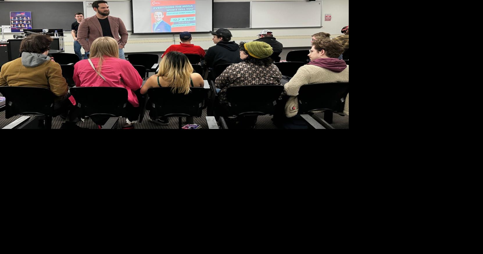 The Daily Wire’s Cabot Phillips speaks at ISU, focuses on media | News ...