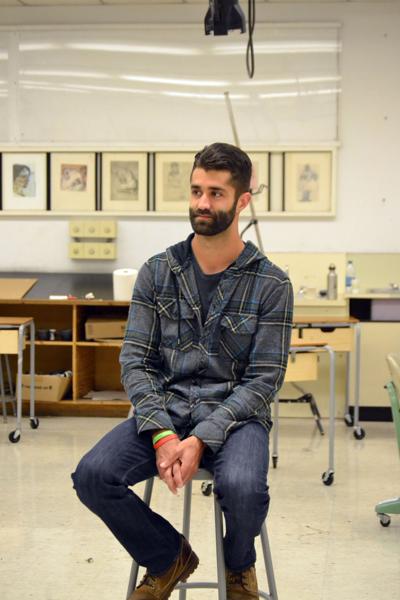 ISU senior Jeremy Hoffman is the student behind the easel | Features ...