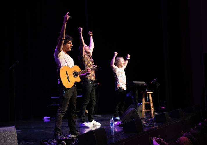 Gallery: Comedy music band Lewberger performs at Braden Auditorium ...