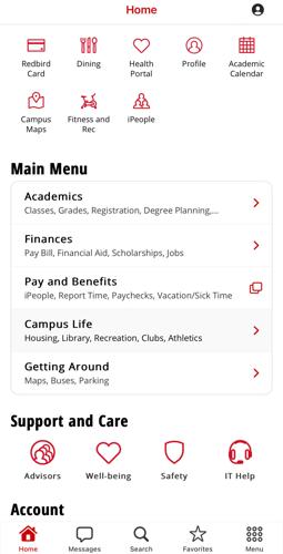 The Illinois State University mobile app: a new student experience ...
