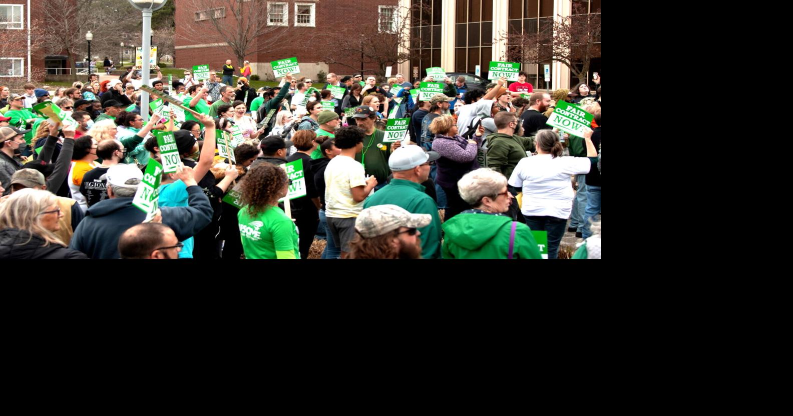 Gallery: AFSCME workers, supporters rally on ISU Quad | Photos ...