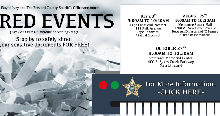 Brevard Sheriff's Office Shred Event | Calendar | vieravoice.com