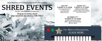 Brevard Sheriff's Office Shred Event | Calendar | vieravoice.com