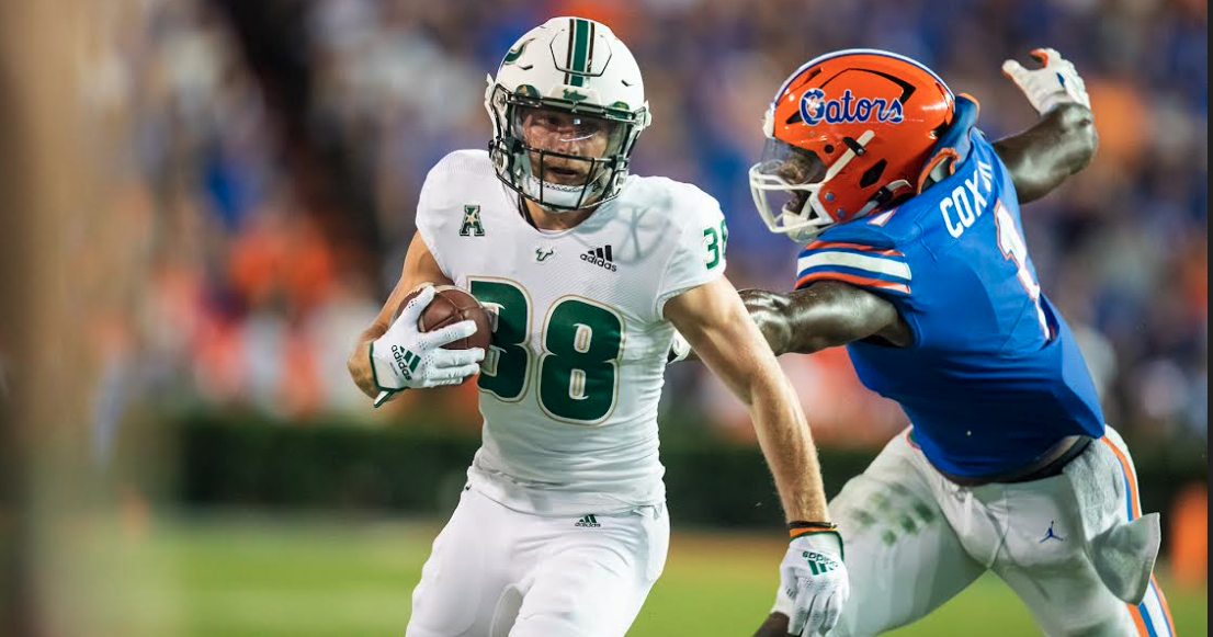 Former Viera High, USF football’s #38 Sean Atkins named to Biletnikoff ...
