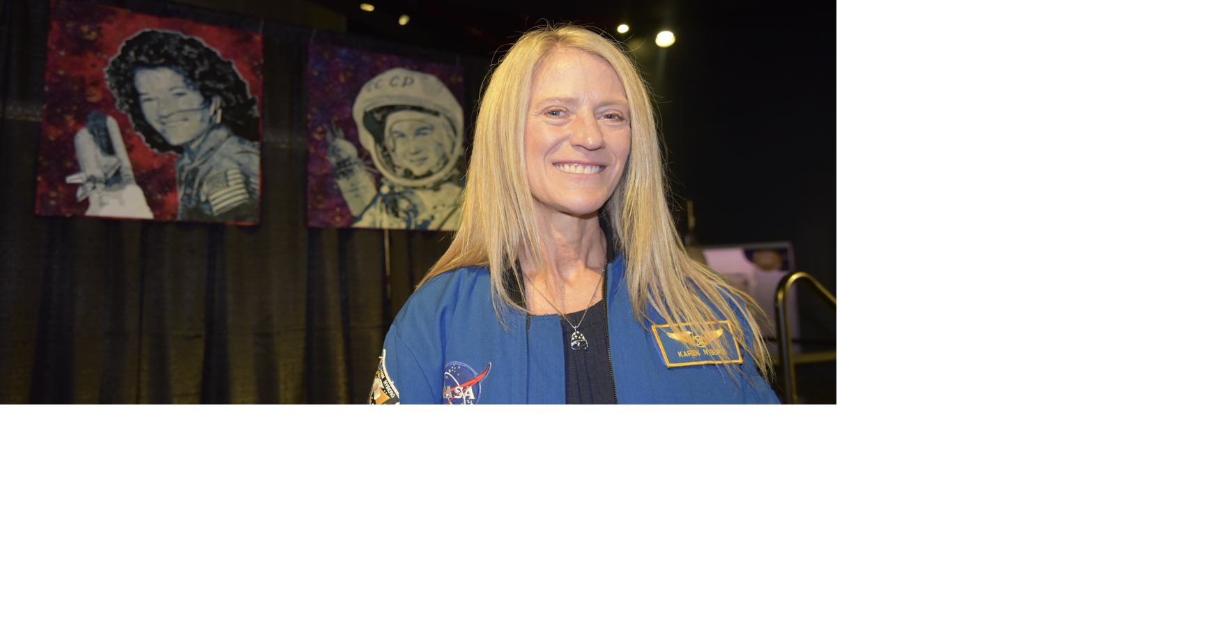 Quilting astronaut, Nyberg urges girls to study science, math ...