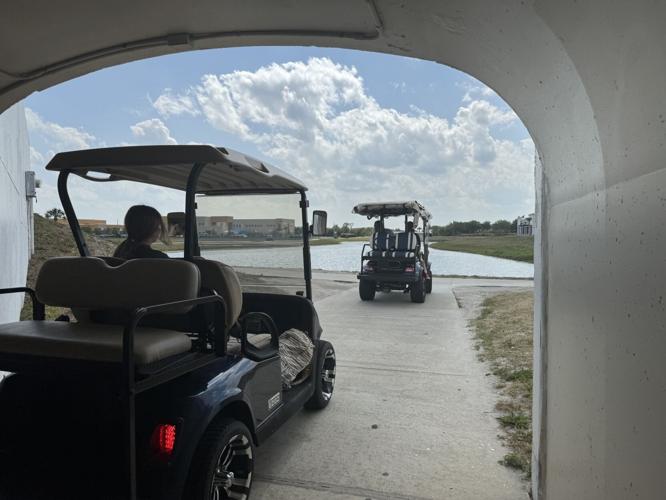 Underpass tunnels provide safe route for pedestrians, cyclists, golf ...