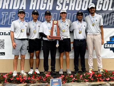 Hawks make history! Viera boys win state golf championship | Viera ...