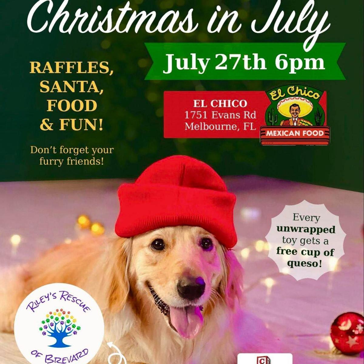 Christmas in July Fundraiser for Riley's Rescue | Calendar | vieravoice.com
