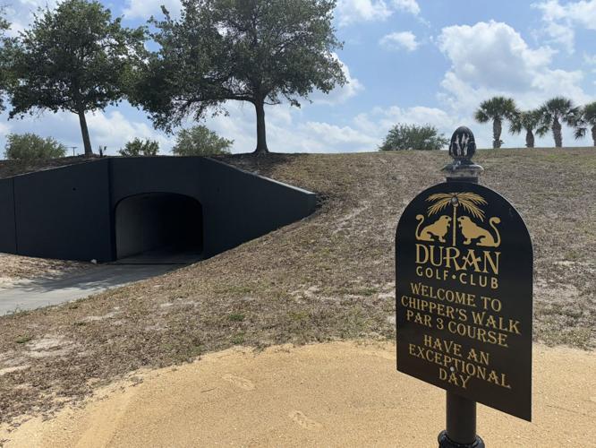 Underpass tunnels provide safe route for pedestrians, cyclists, golf ...