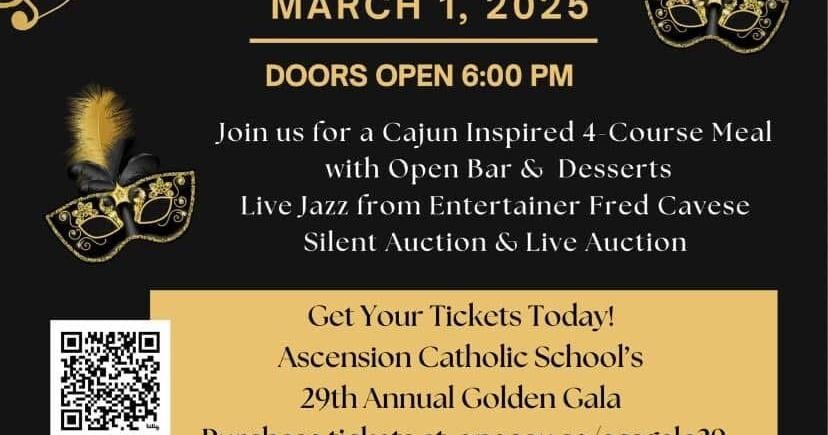 29th annual Golden Gala - Mardi Gras Masquerade | Calendar | vieravoice.com