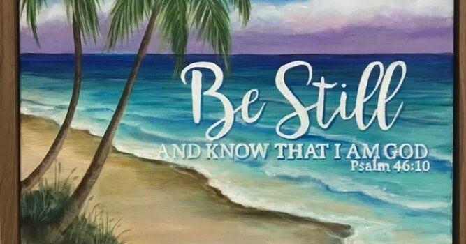 "Be Still" Ocean Scene Art Class | Calendar | vieravoice.com