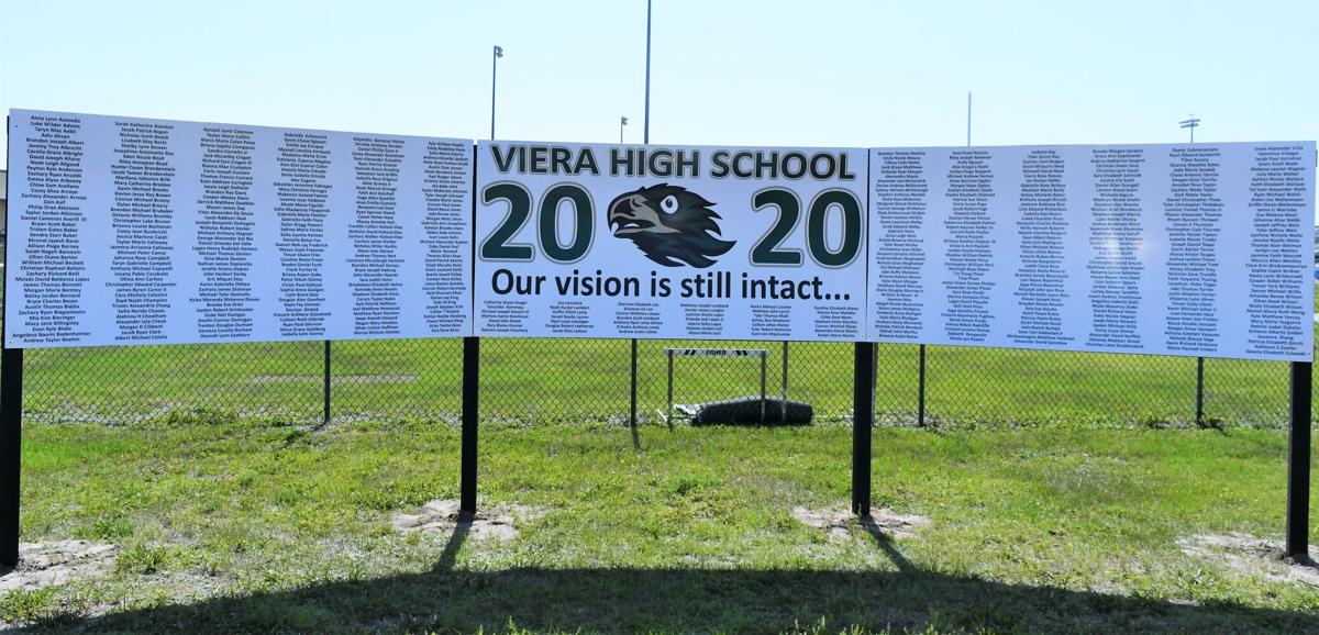 Viera High puts up sign to honor graduating seniors | Viera Today ...