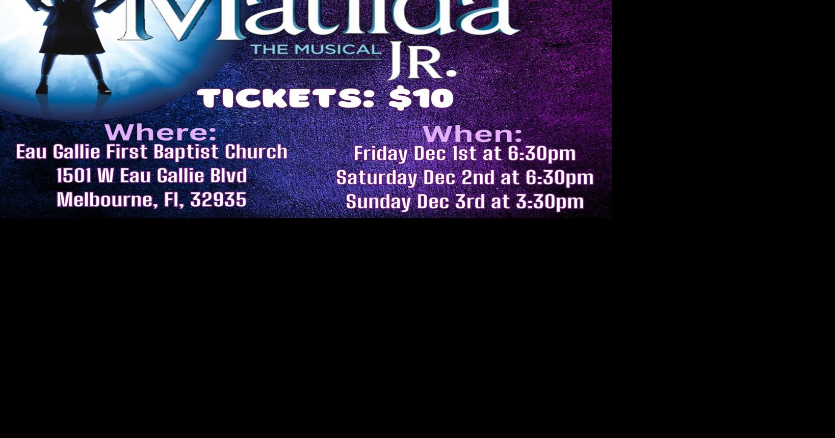 Matilda Jr The Musical | Calendar | vieravoice.com