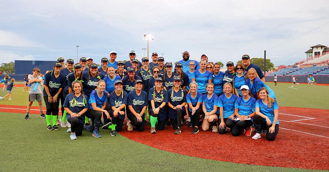 Annual Faculty Softball Game, Suntree Elementary vs. Manatee Elementary ...