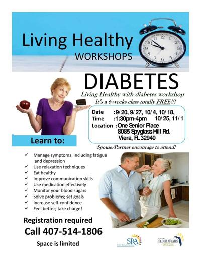 Diabetes - Living Healthy with diabetes workshop | Calendar ...