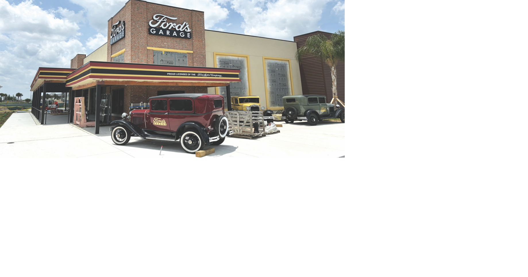Ford’s Garage restaurant gears up for summer opening in Borrows West ...