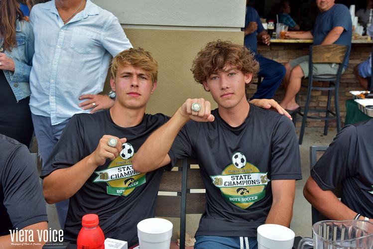 Viera boys soccer players get state championship rings | Viera Today ...