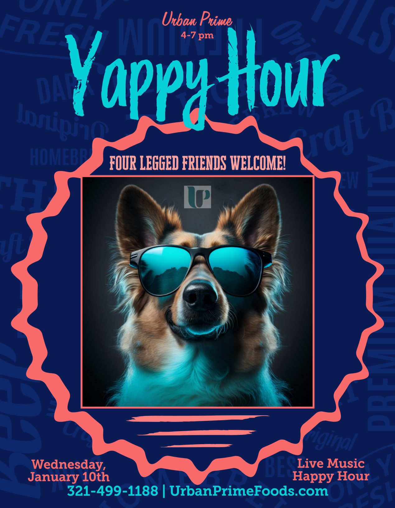 Yappy Hour at Urban Prime | Calendar | vieravoice.com