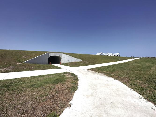 Underpass tunnels provide safe route for pedestrians, cyclists, golf ...
