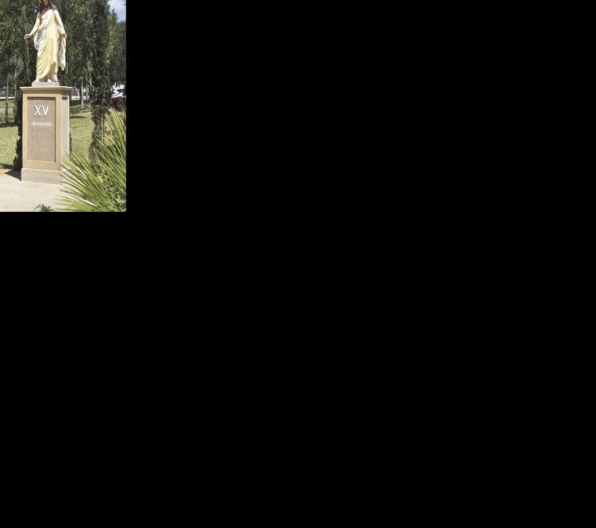 Bishop, St. John the Evangelist dedicate, bless Grotto .....Video tour ...