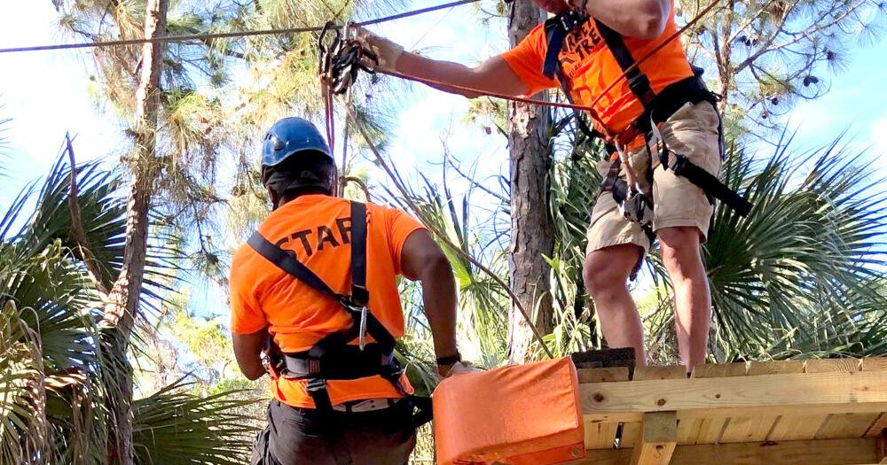 Retired firefighter swings from treetops, illustrates books | Community ...