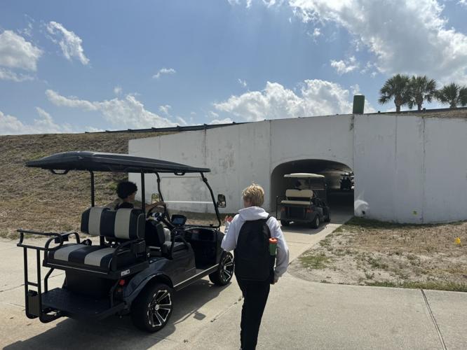 Underpass tunnels provide safe route for pedestrians, cyclists, golf ...