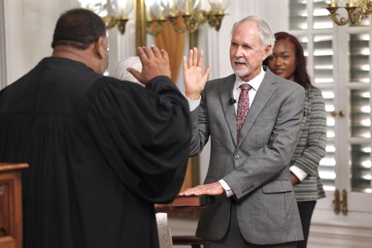 Gordon Rhea takes oath of office to head Justice Department | News ...