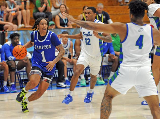 Hampton hits 12 3-pointers, but has to hold off FGCU to win 2nd consi ...
