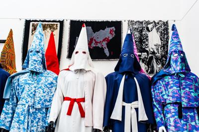 Exhibit of Baltimore artist’s Ku Klux Klan robes is closed to public ...