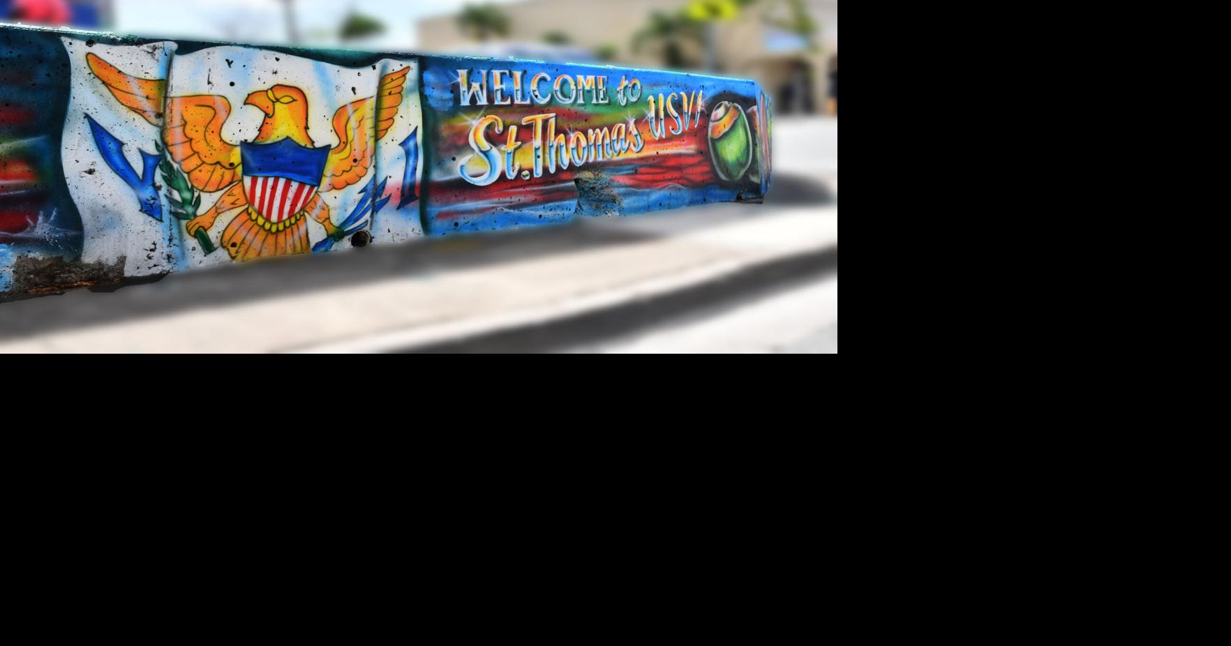 St. Thomas gets colorful 'welcome' mural near Nisky Center | News ...