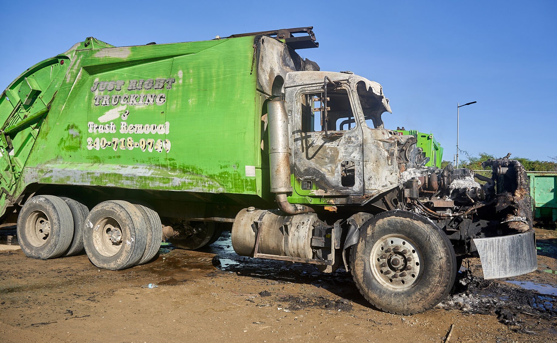 Arsonists destroy trash hauler’s trucks days after signing WMA contract ...