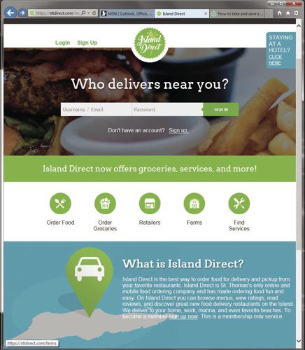 Island Direct brings reliable home food delivery to the V.I. | Business ...