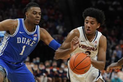 A.J. Griffin has late surge, No. 7 Duke beats Virginia 65-61 | Sports ...