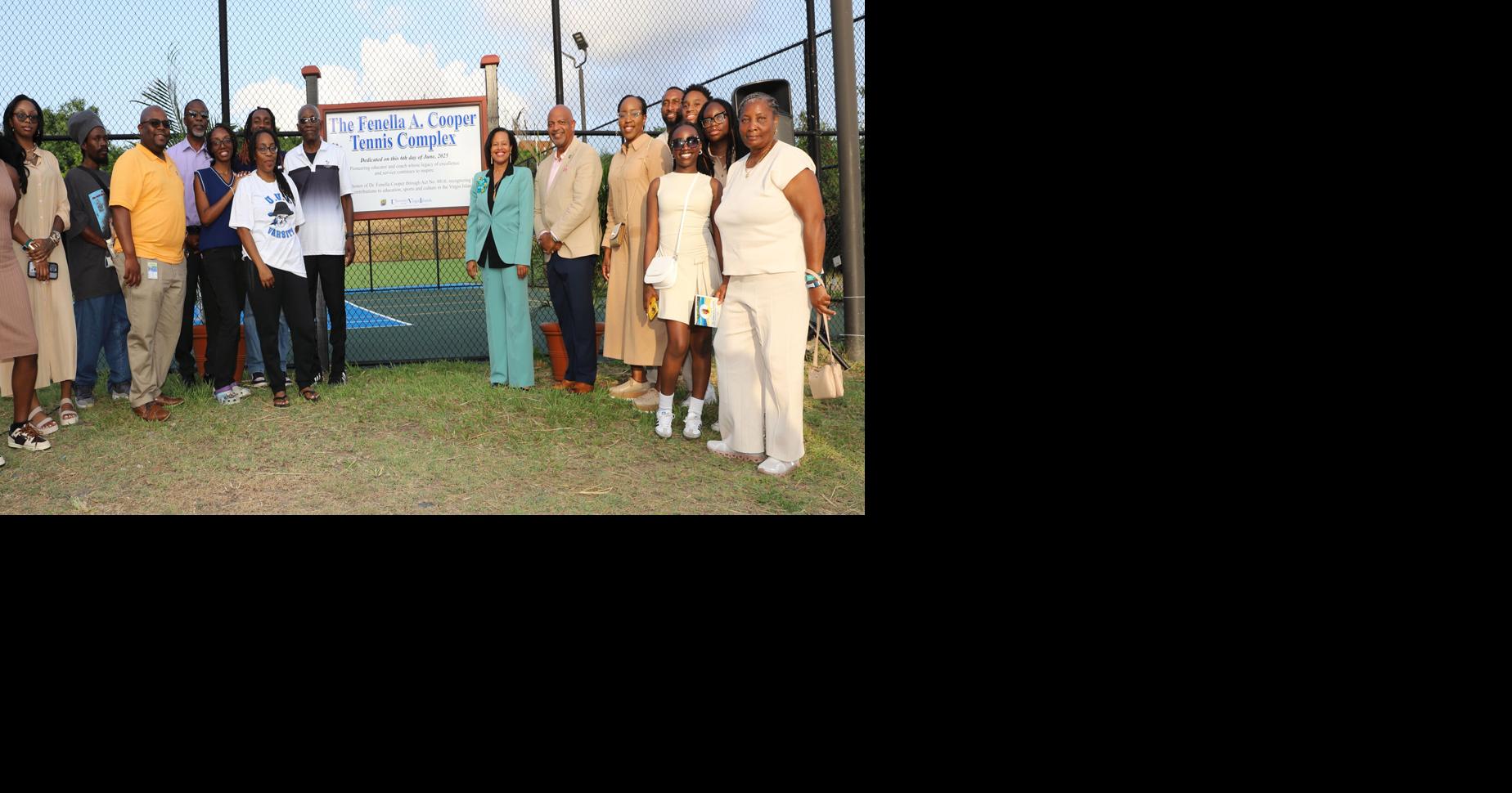 UVI dedicates Cooper Tennis Complex in honor of educator, coach ...