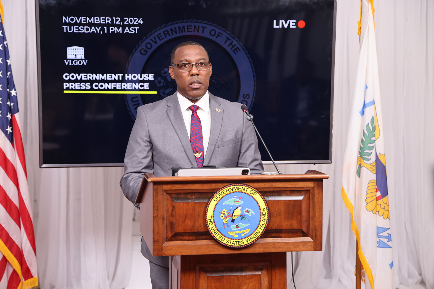 Bryan leads weekly press briefing on range of topics including his ...