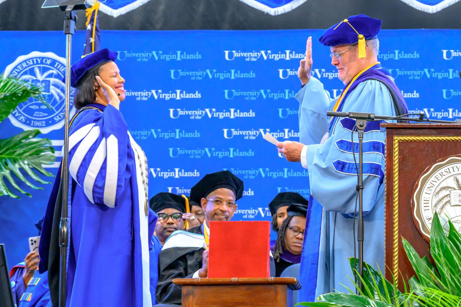 UVI celebrates inauguration of President Safiya George | News ...