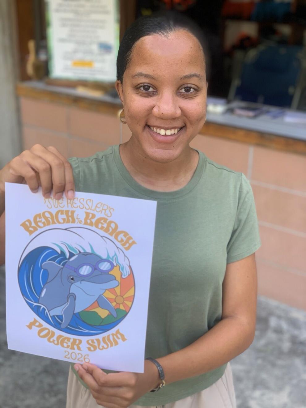 Power Swim logo designed by St. Johnian Alyssa Paris | Island Life ...