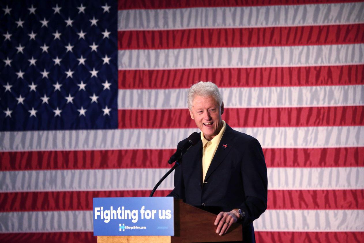 Former president Bill Clinton to campaign for his wife today on St ...