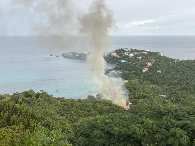 Firefighters respond to fire on The Hideaway property in Hull Bay ...