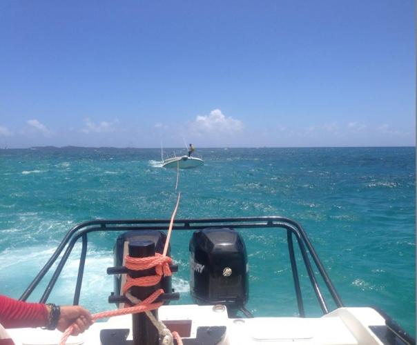 Sea Tow pulls sinking boat off reef | News | virginislandsdailynews.com