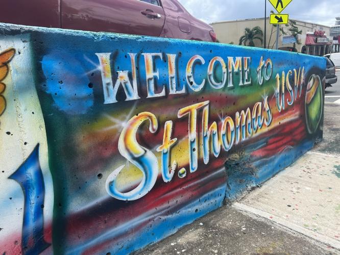 St. Thomas gets colorful 'welcome' mural near Nisky Center | News ...