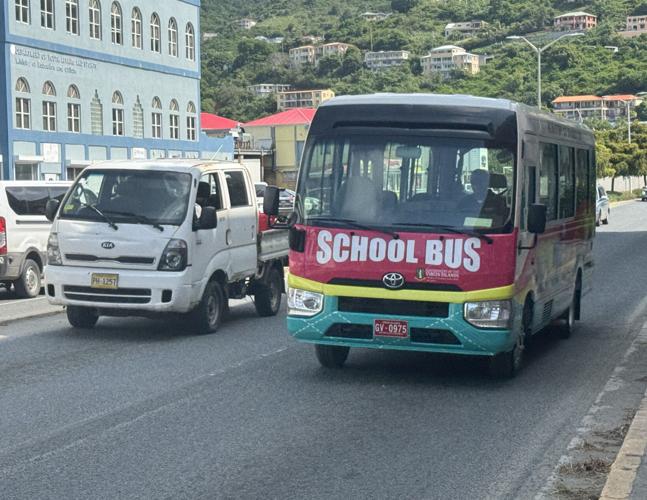 BVI's Ministry of Education rolls out colorful buses for next school ...