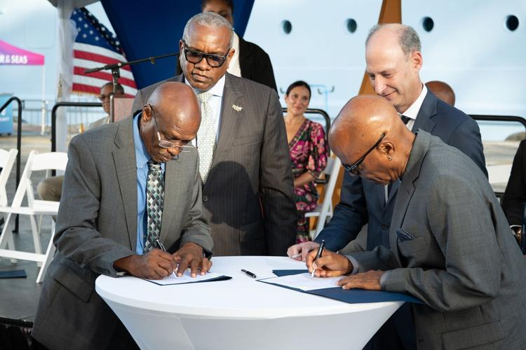 Dowe inks public-private deal to modernize Crown Bay terminal into ...