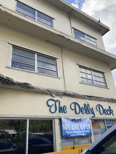 GERS working to repair hazardous overhangs in Havensight | News | virginislandsdailynews.com