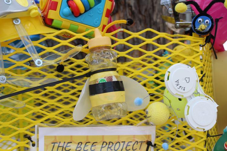 New art installation uses upcycled materials to build bees | Island ...