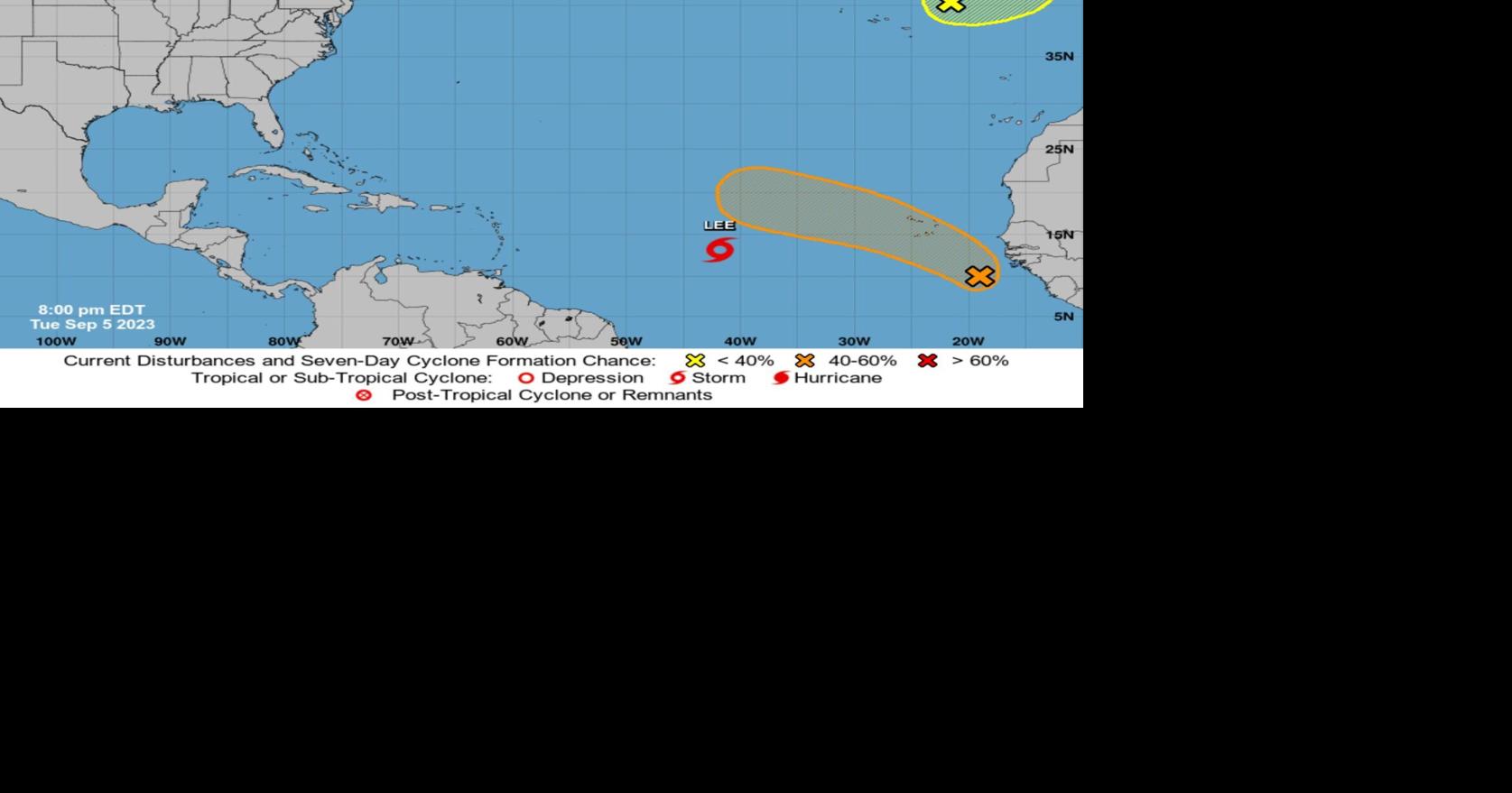 Tropical Storm Lee projected to become major hurricane | News ...