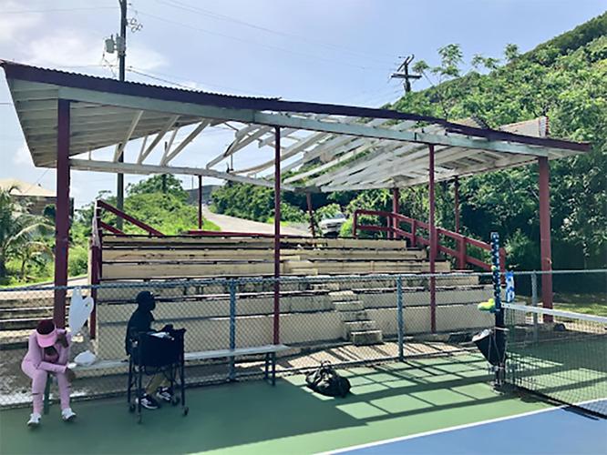 Community-led initiative working to rebuild Sub Base Tennis Court ...