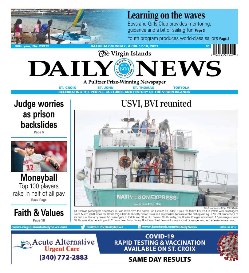 Page A2 | e-Edition | virginislandsdailynews.com