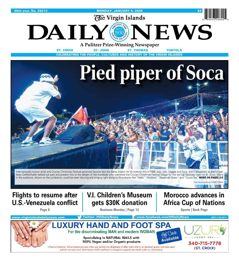 Page A1 | e-Edition | virginislandsdailynews.com