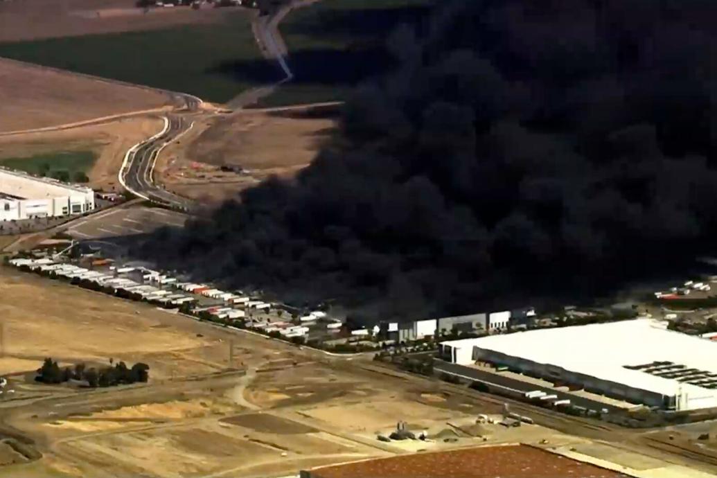 Fire destroys medical equipment warehouse in California and prompts ...